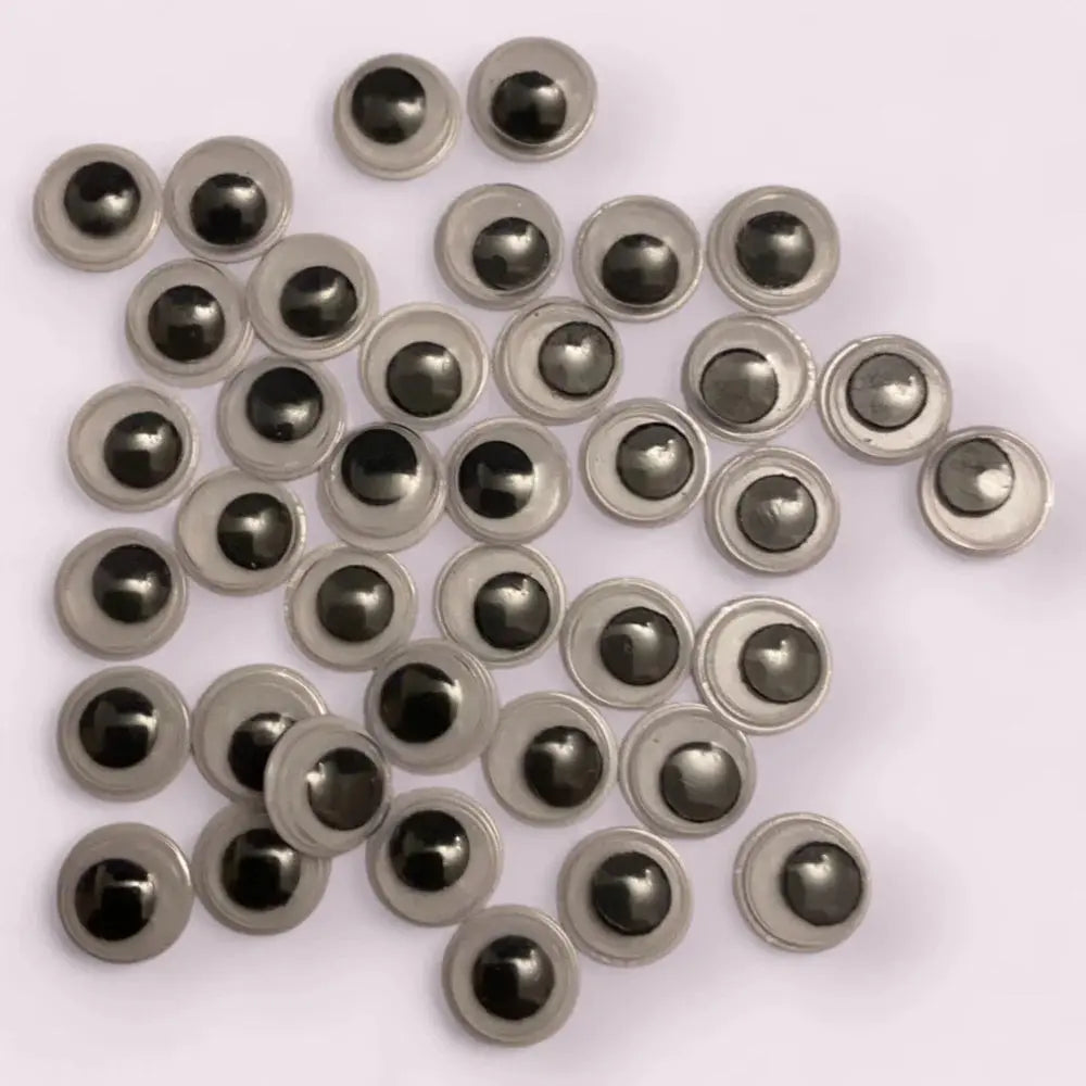 Self-Adhesive Googly Eyes 7mm - Perfect for Crafts - – KnitForLess